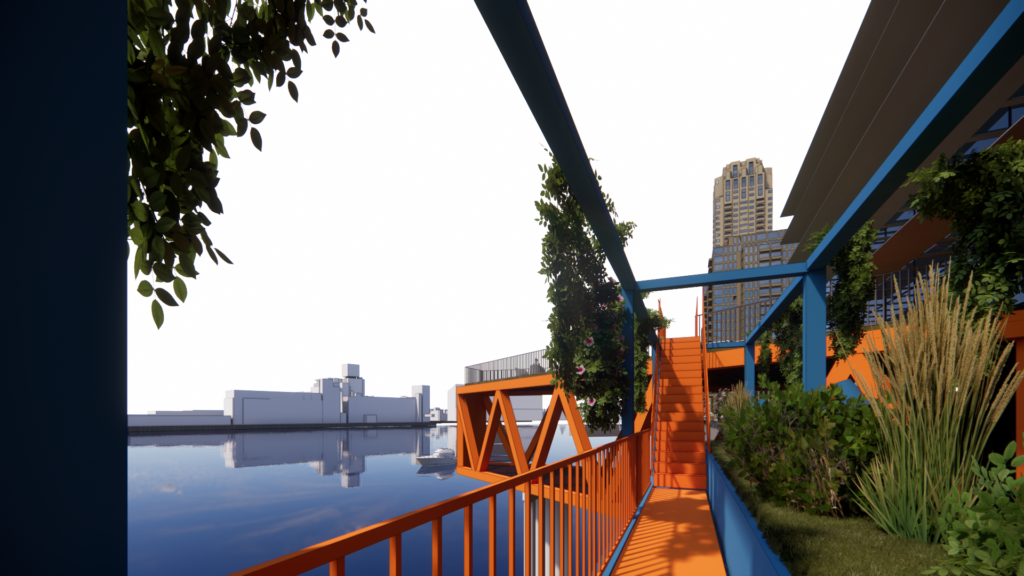 Containertrap, Haven Rauw, Rotterdam - bbn adviseurs